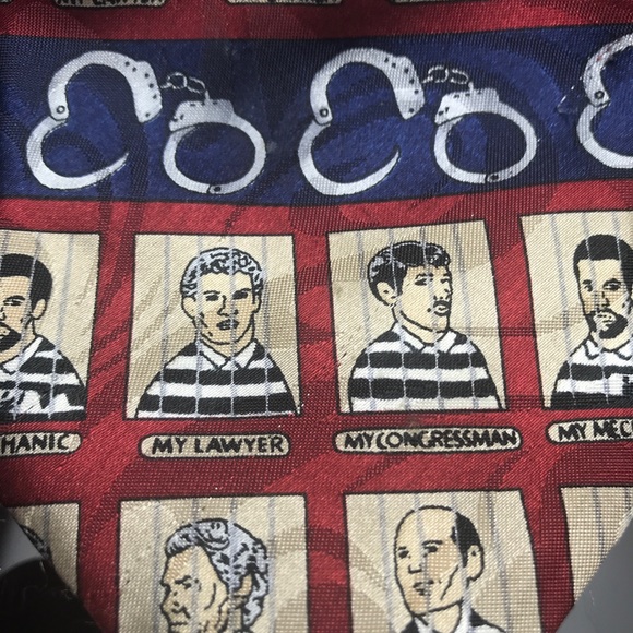 everyday | Accessories | Jailbirds People In Prison Mens Graphic Tie ...